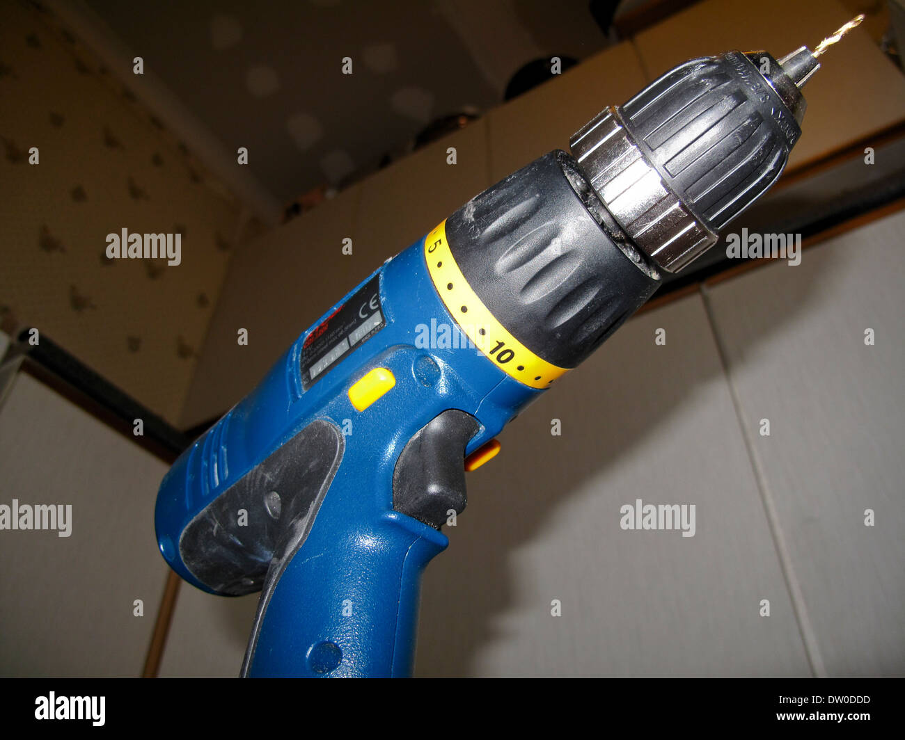Cordless electric drill / screwdriver chuck Stock Photo - Alamy