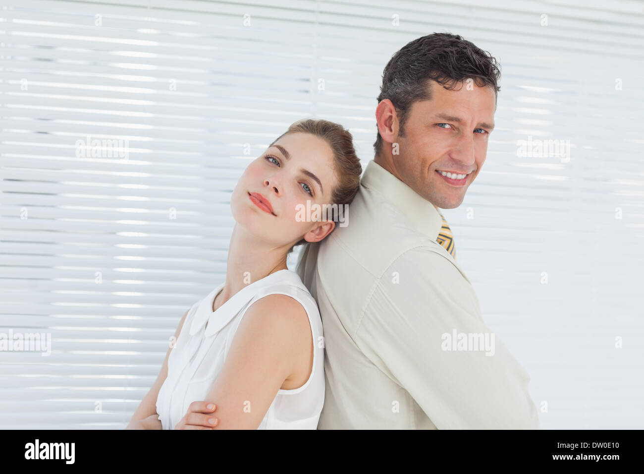 Business team posing hi-res stock photography and images - Alamy