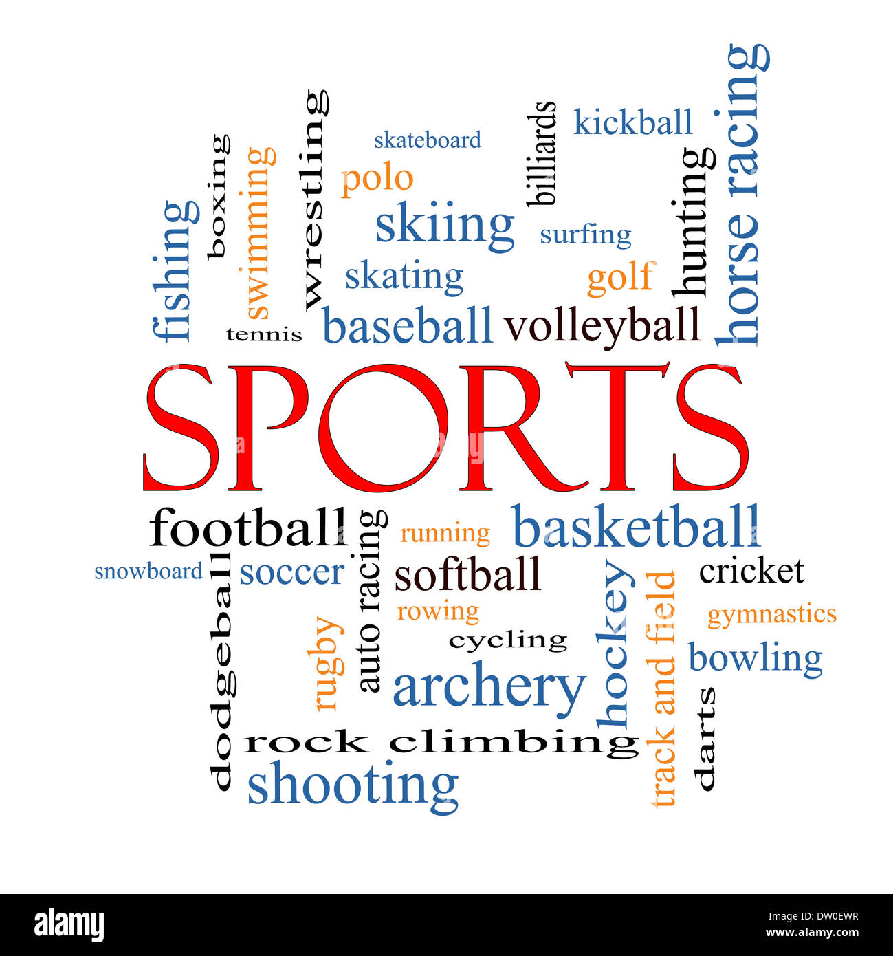 Sports terms hi-res stock photography and images - Alamy