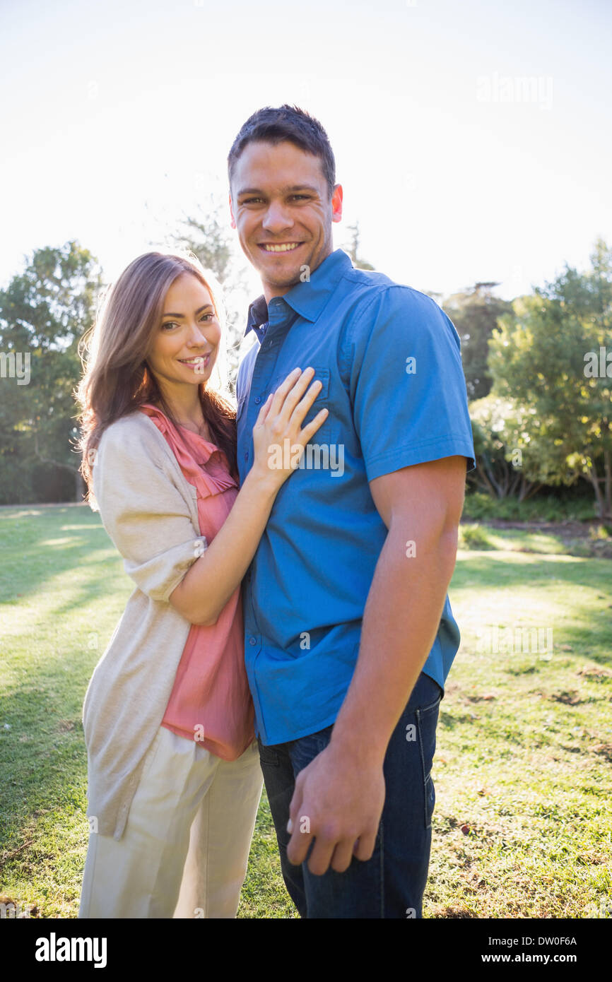 Couple standing together Stock Photo - Alamy