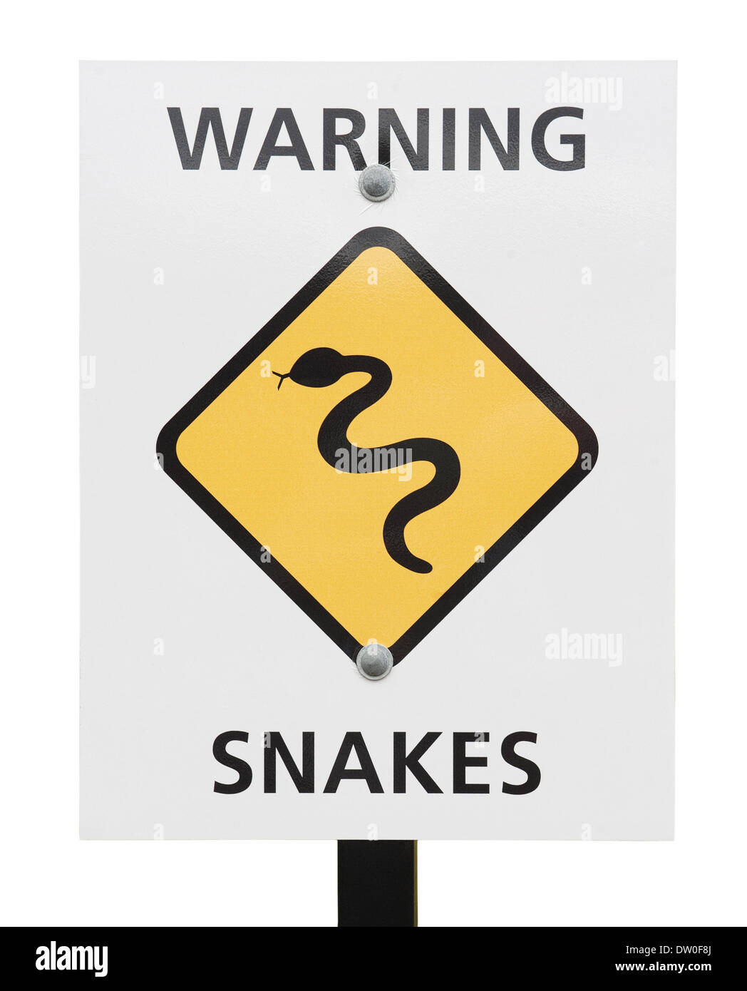 snakes warning sign Stock Photo - Alamy