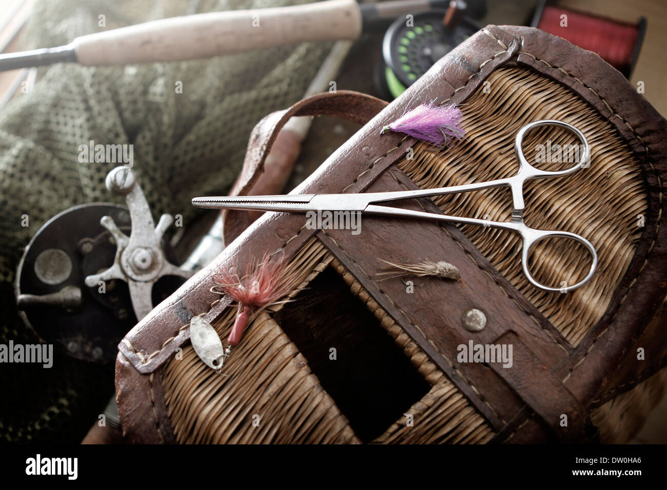 Fishing creel hi-res stock photography and images - Alamy