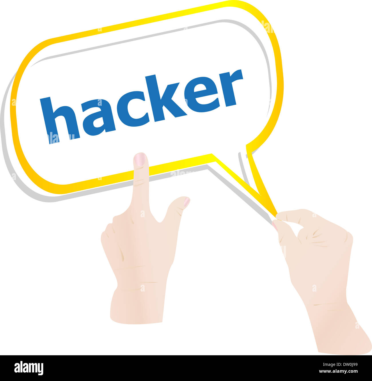 Hacker cartoon Cut Out Stock Images & Pictures - Alamy