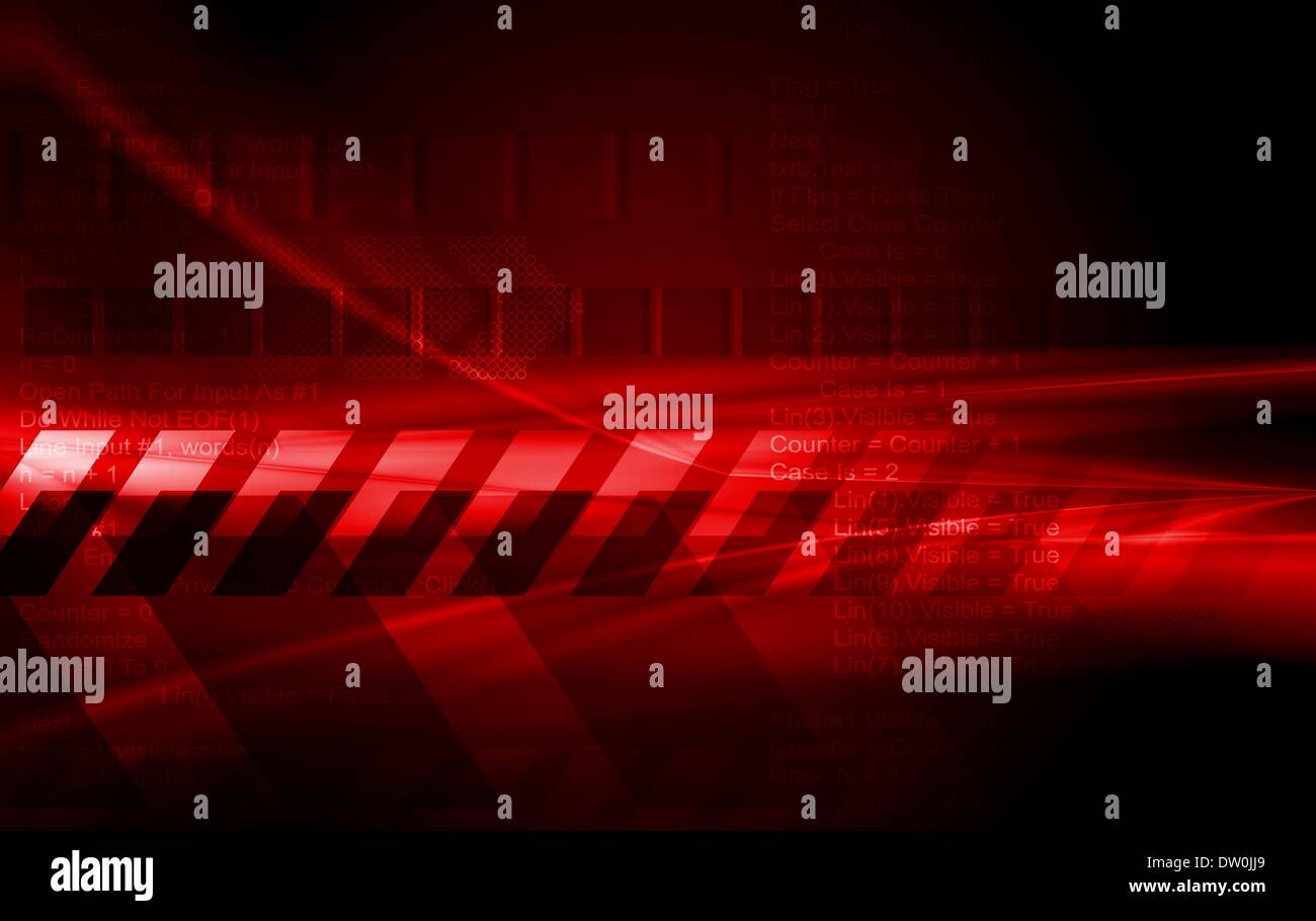 Abstract hi-tech red background Stock Photo - Alamy