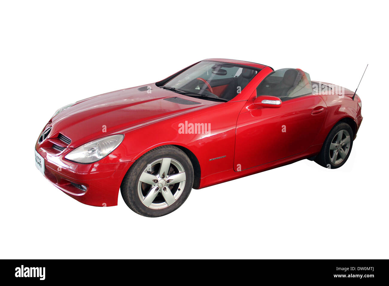 White mercedes convertible car hi-res stock photography and images - Alamy