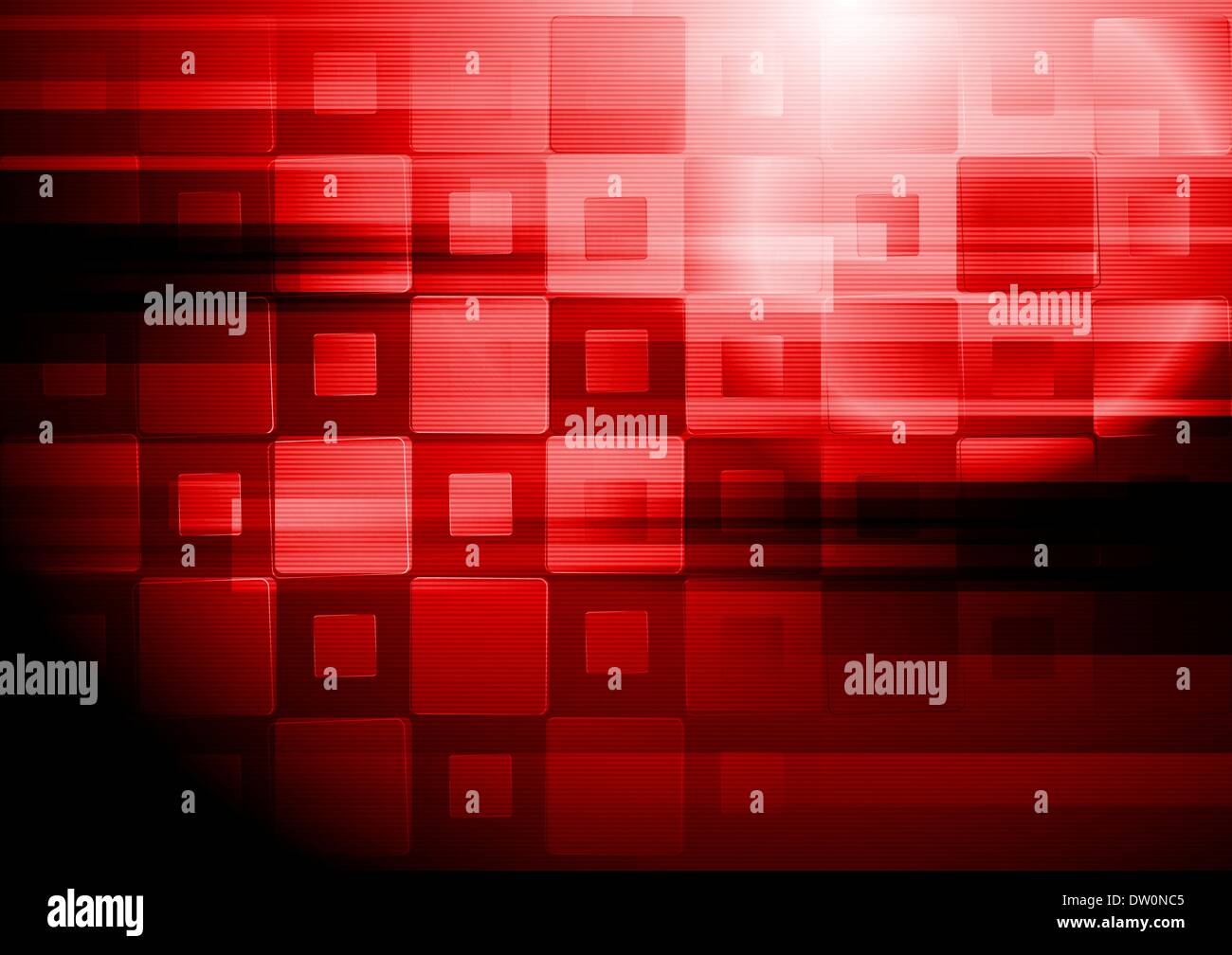 Abstract bright red technology design Stock Photo - Alamy