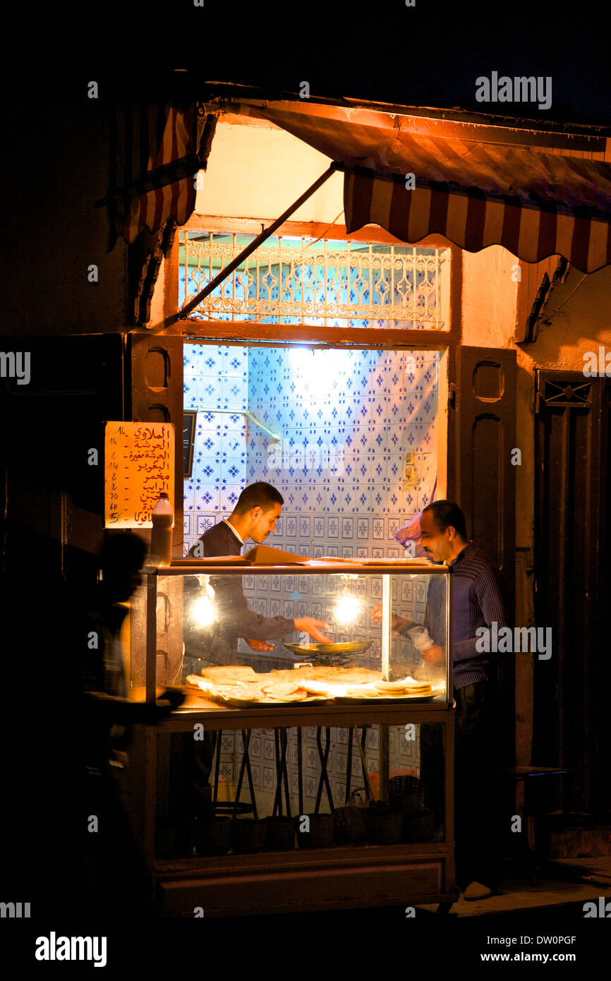 Food Stall, Medina, Fez, Morocco, North Africa Stock Photo - Alamy
