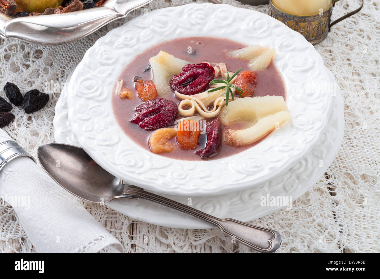 Plum potato soup hi-res stock photography and images - Alamy