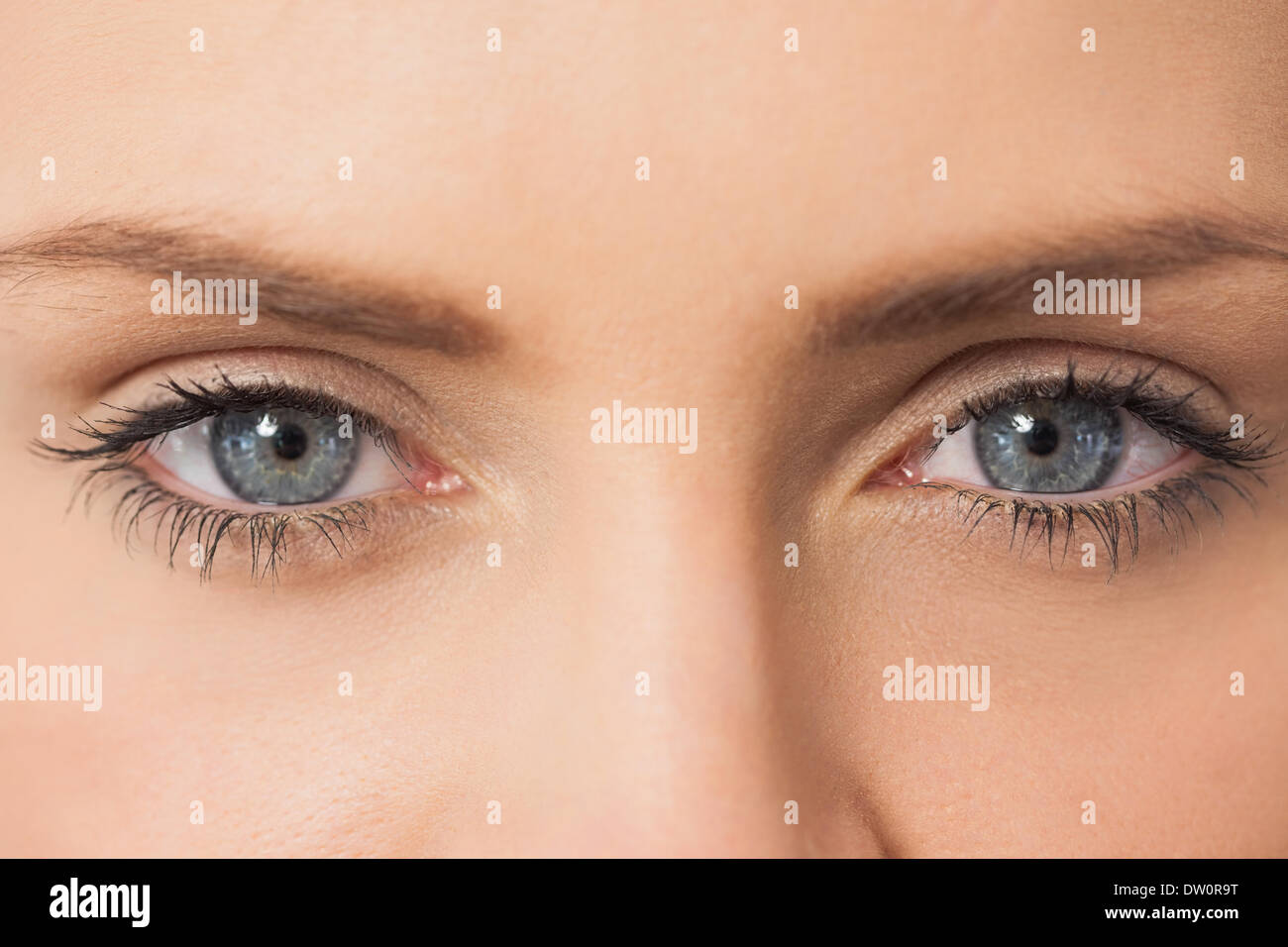 Girl staring at camera Stock Photo - Alamy