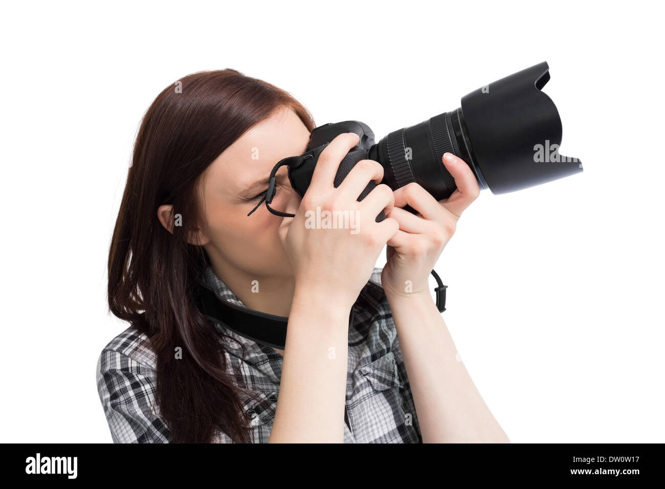 Taking picture young cute hi-res stock photography and images - Alamy