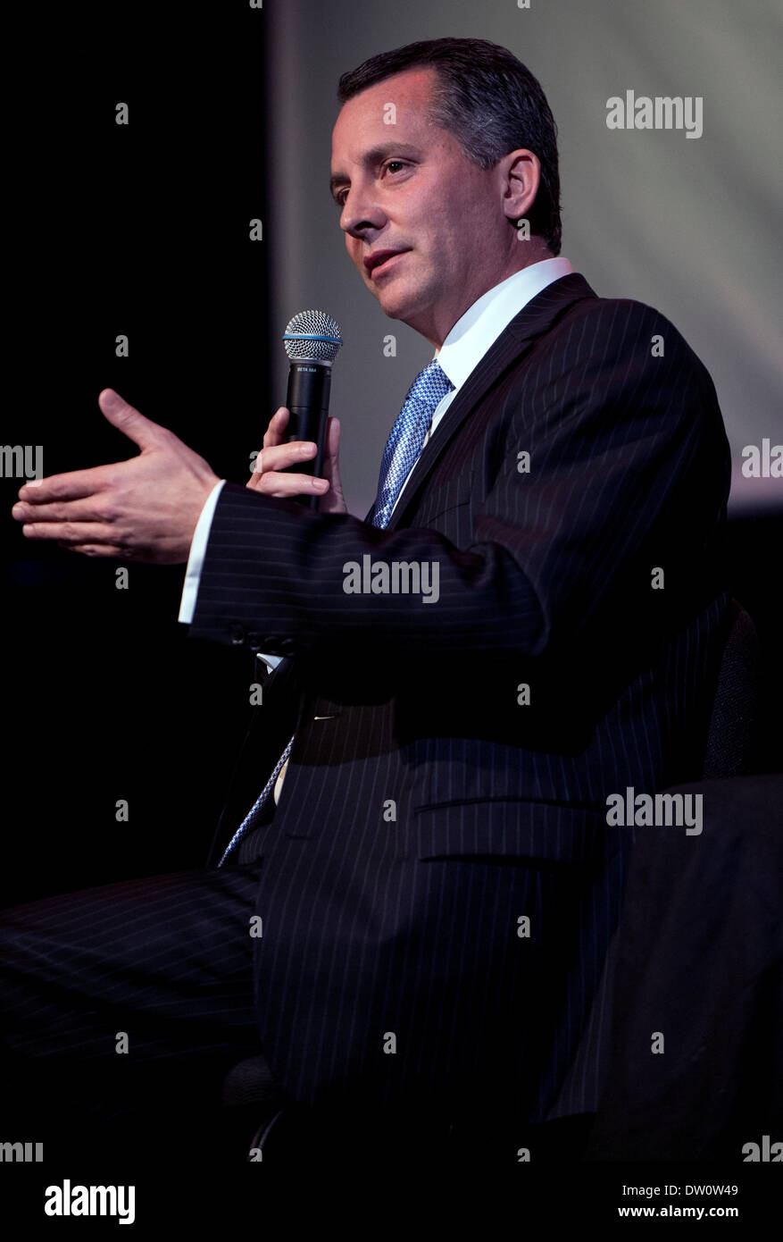 Clearwater, Florida, USA. 25th Feb, 2014. ALEX SINK participates in ...