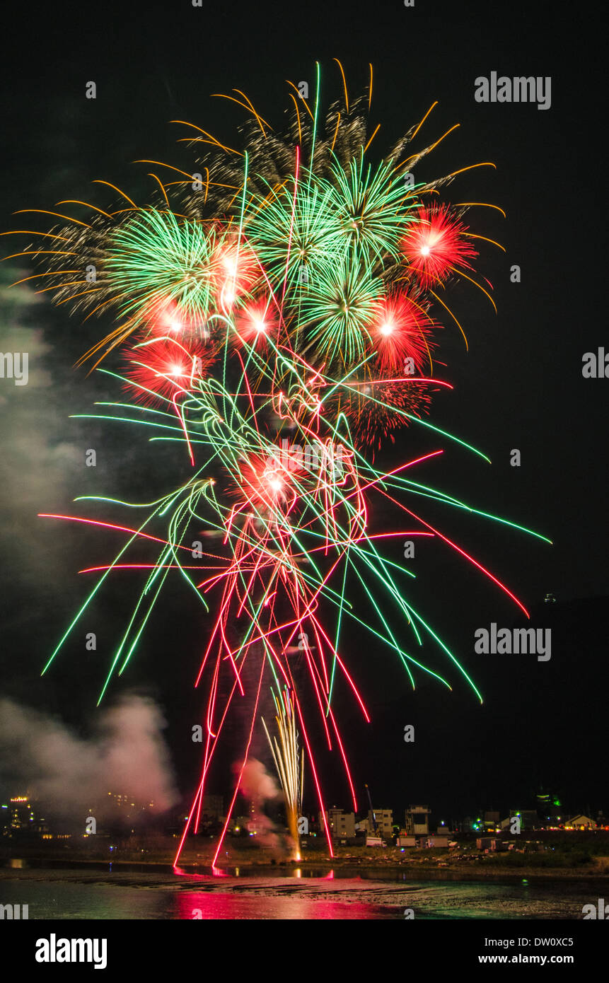 Gifu nagara river fireworks hi-res stock photography and images - Alamy