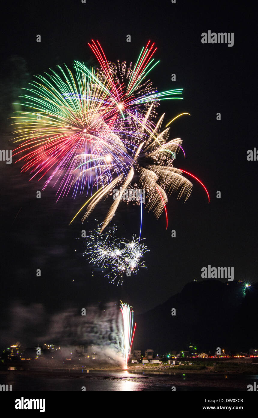 Gifu nagara river fireworks hi-res stock photography and images - Alamy