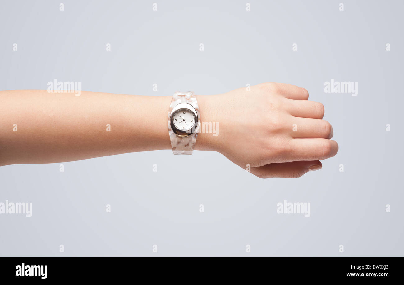 Showing wristwatch late deadline hi-res stock photography and images ...