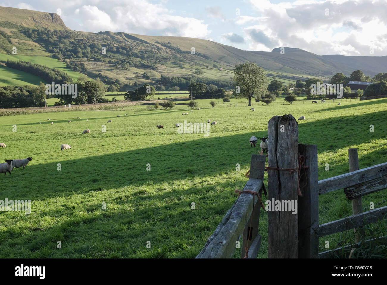 Mam To from the Edale Valley in the Peak District National Park Stock ...