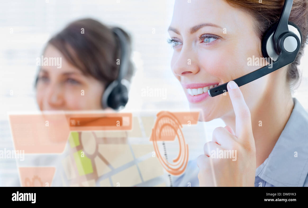 Call centre agents center hi-res stock photography and images - Alamy