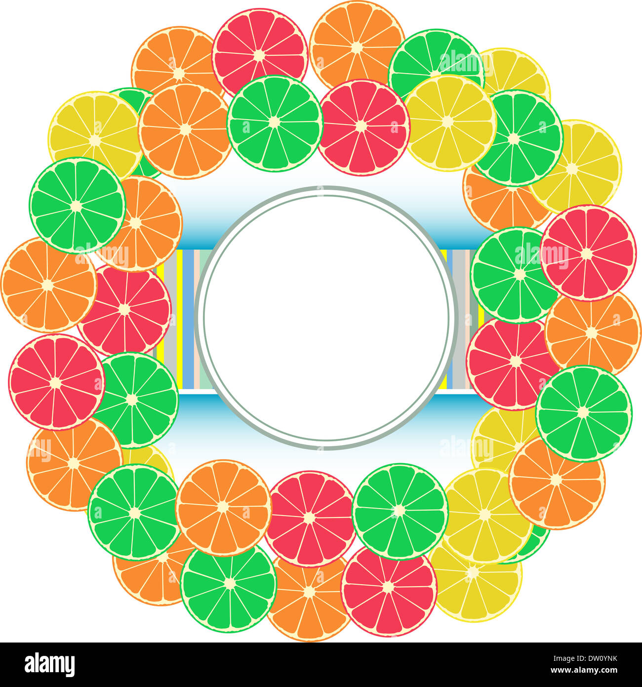 fruit banners with gift boxes, holiday card Stock Photo - Alamy