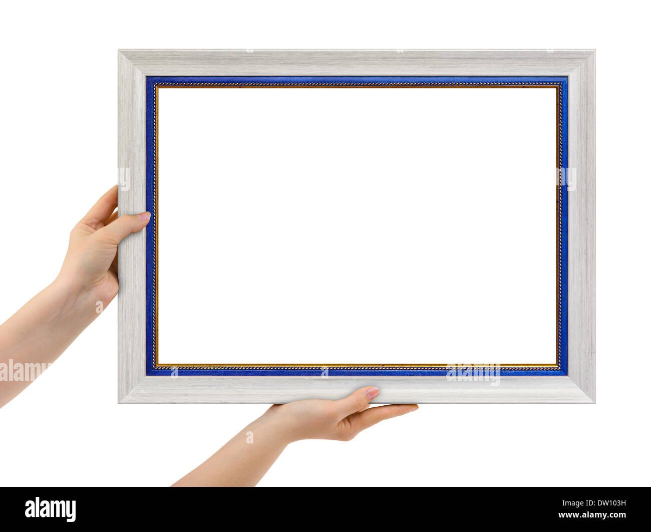 Frame in hands Stock Photo - Alamy