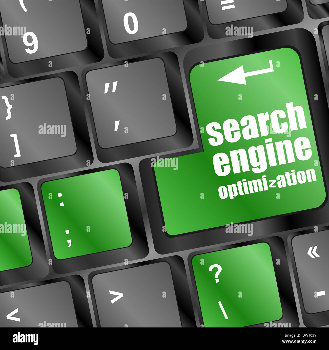 Modern keyboard with SEO text. SEO concept Stock Photo - Alamy