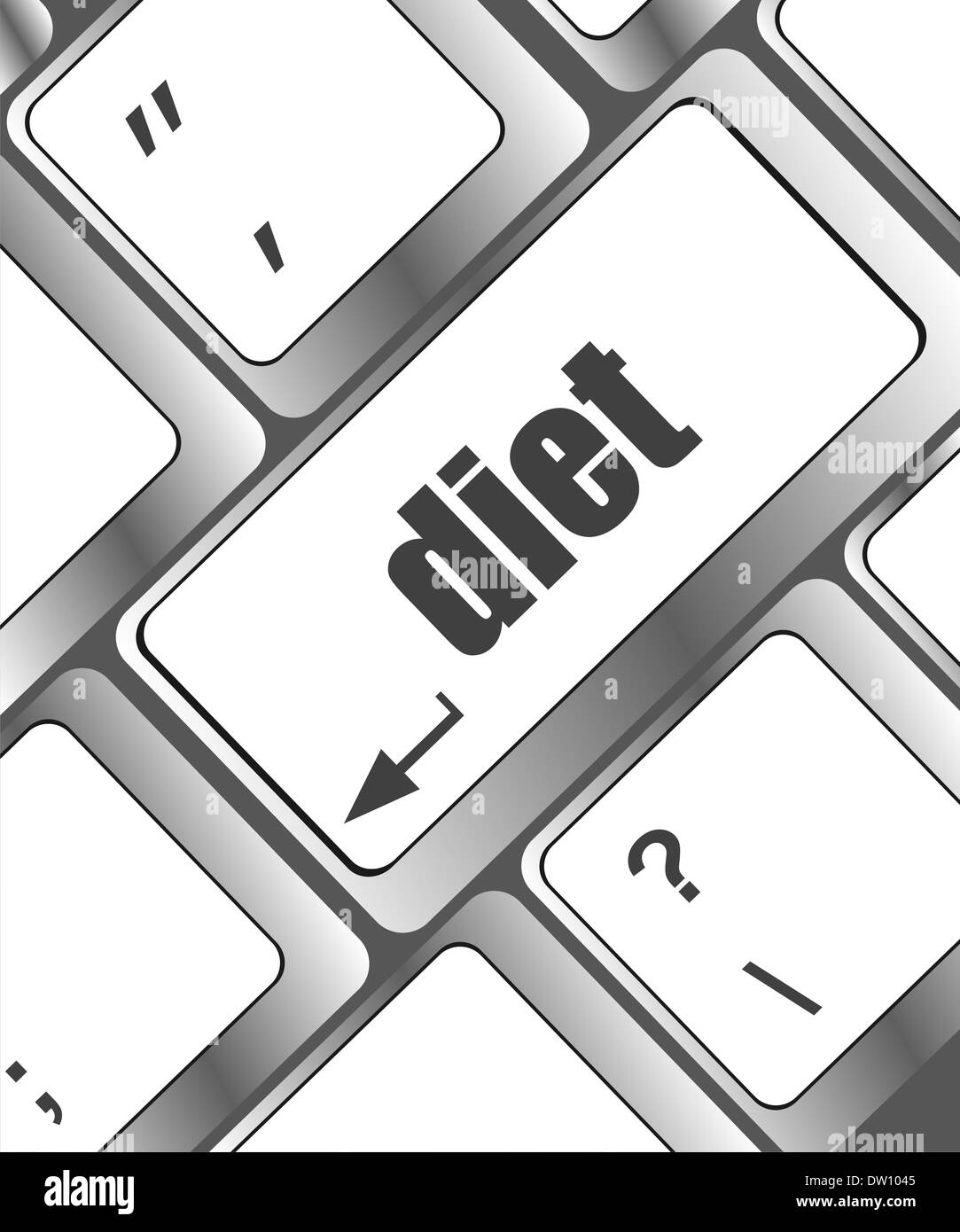 Health diet button on computer pc keyboard Stock Photo - Alamy