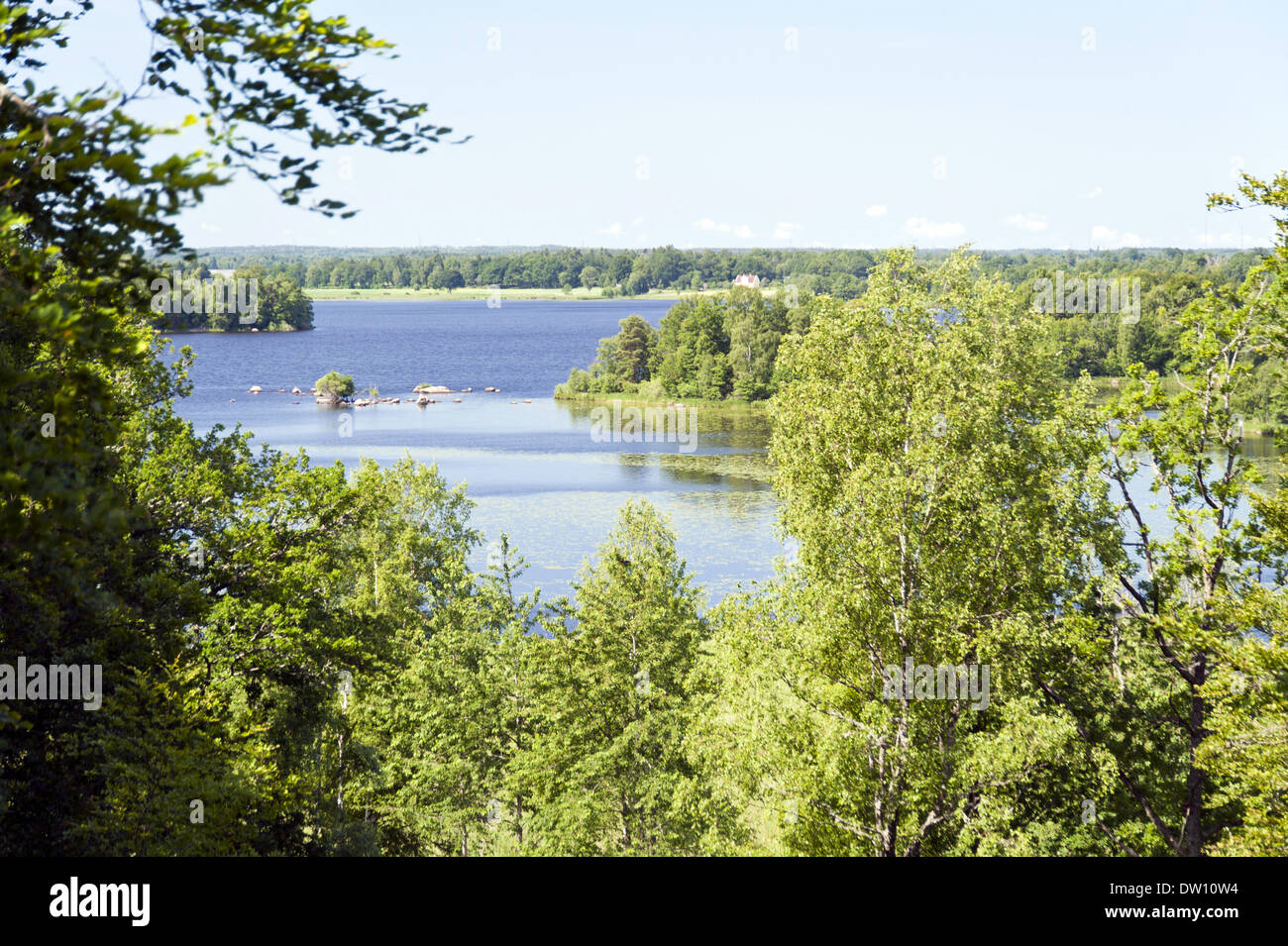 Lake Asnen in Sweden Stock Photo - Alamy