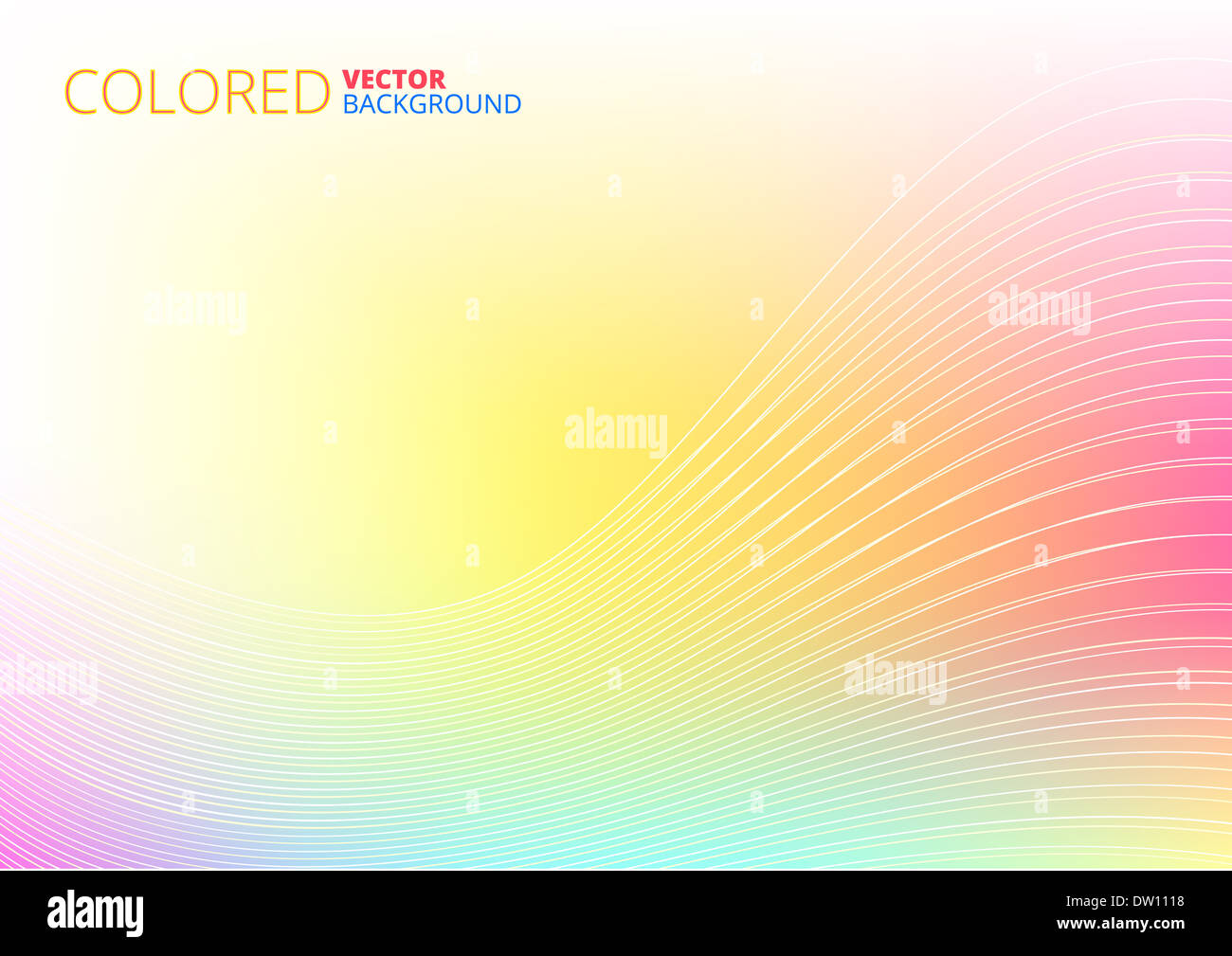 Colorful Abstract Lines Stock Photo - Alamy