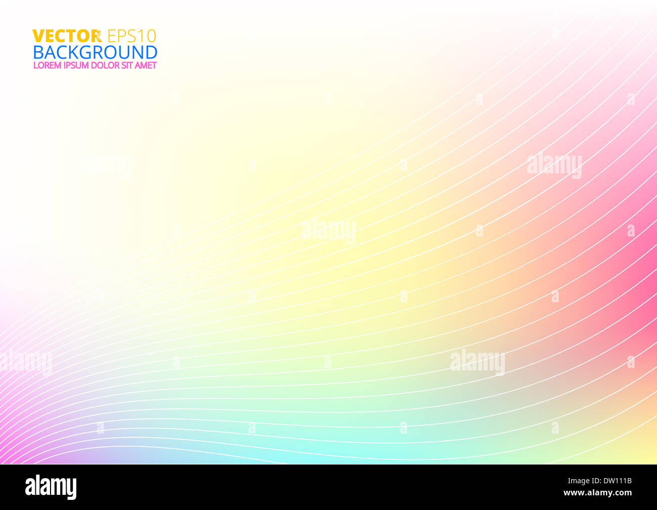 Colorful Abstract Lines Stock Photo - Alamy