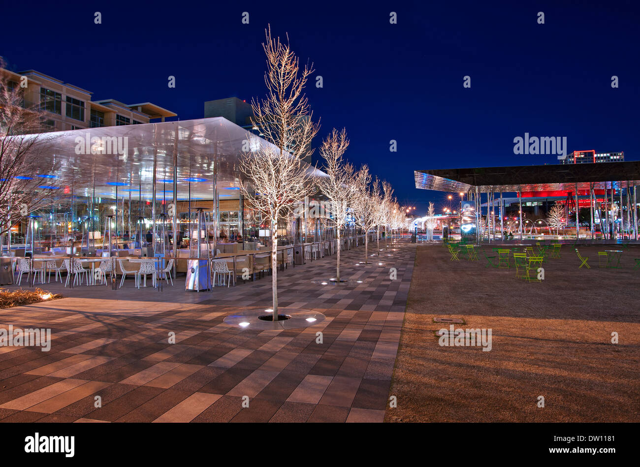 Klyde Warren Park, Dallas, Texas Stock Photo - Alamy