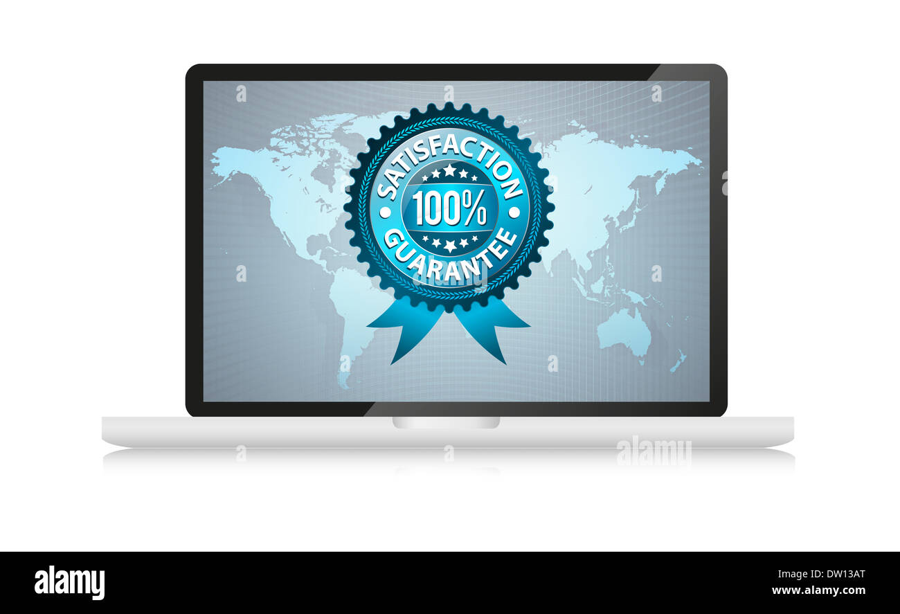 Laptop new warranty icon hi-res stock photography and images - Alamy