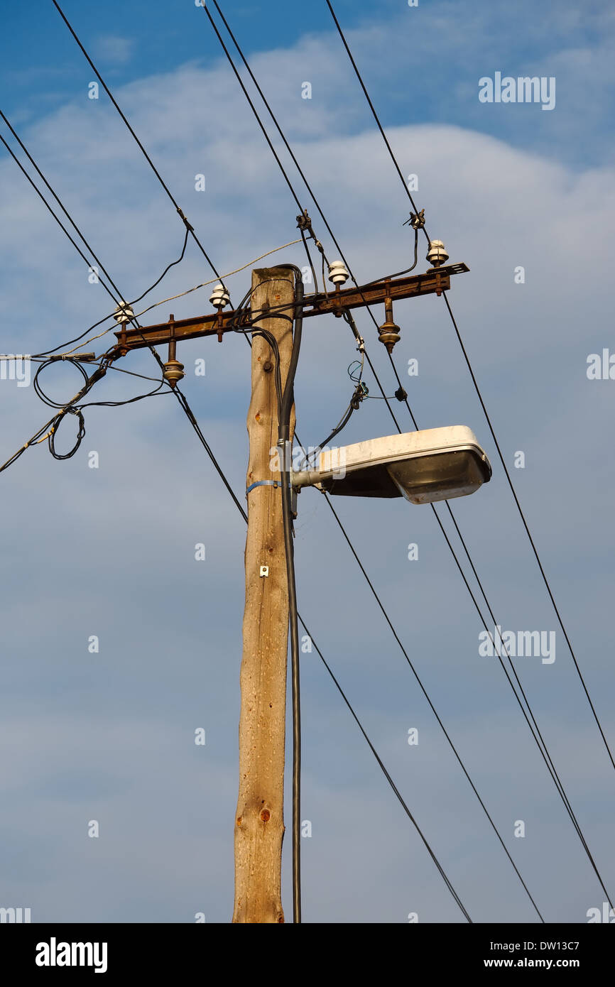 Powerline column hi-res stock photography and images - Alamy