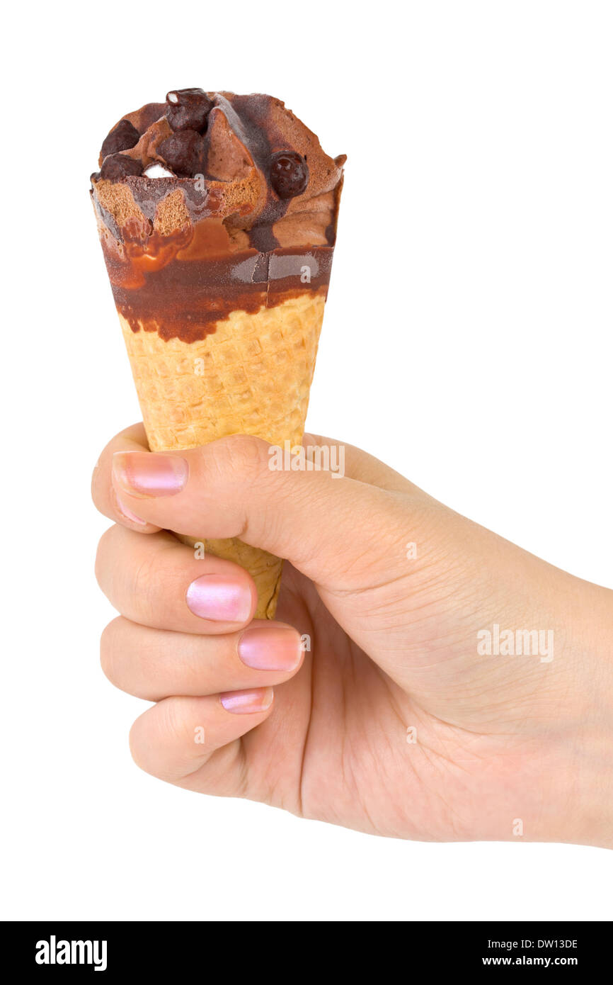 Frozen woman in cold Cut Out Stock Images & Pictures - Alamy