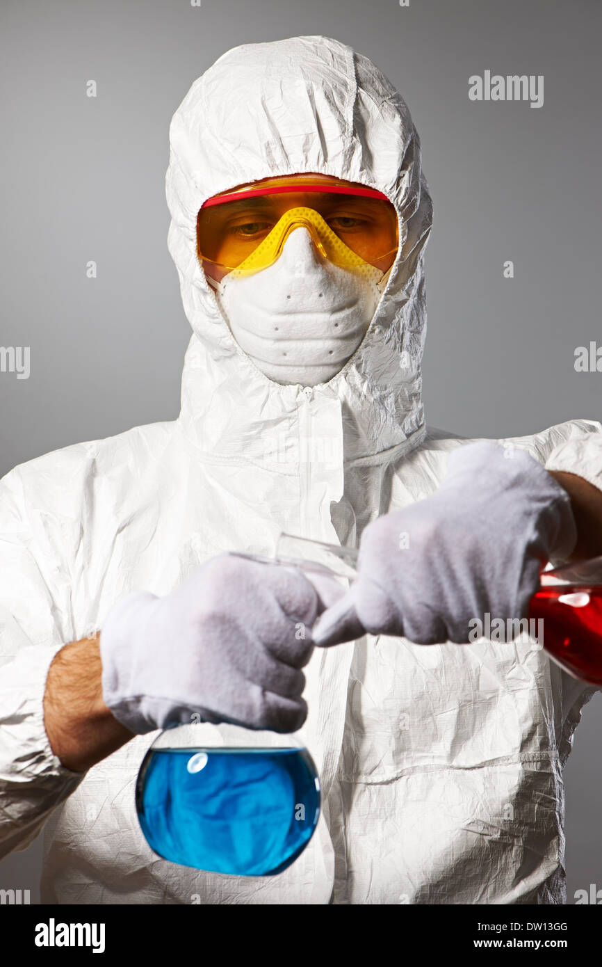 Wear protection suit chemical hi-res stock photography and images - Alamy