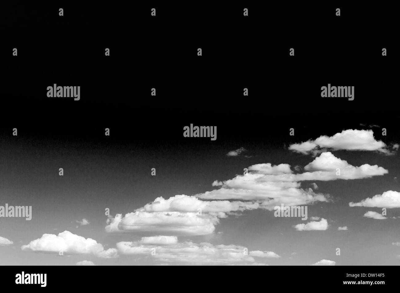 Blue sky with white and black clouds hi-res stock photography and ...