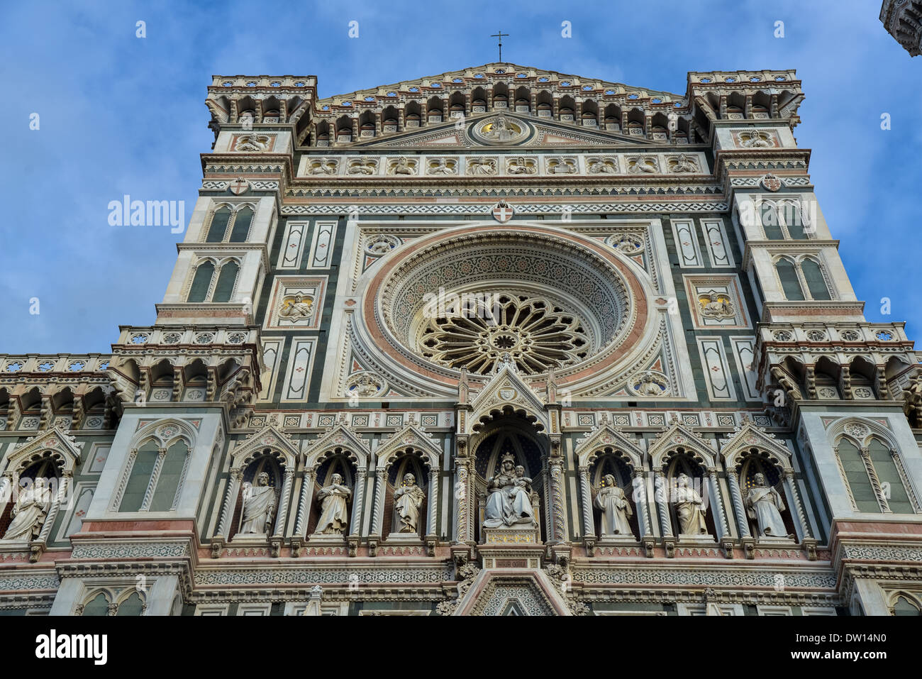 the famous medieval basilica or Duomo of Florence in Italy Stock Photo ...