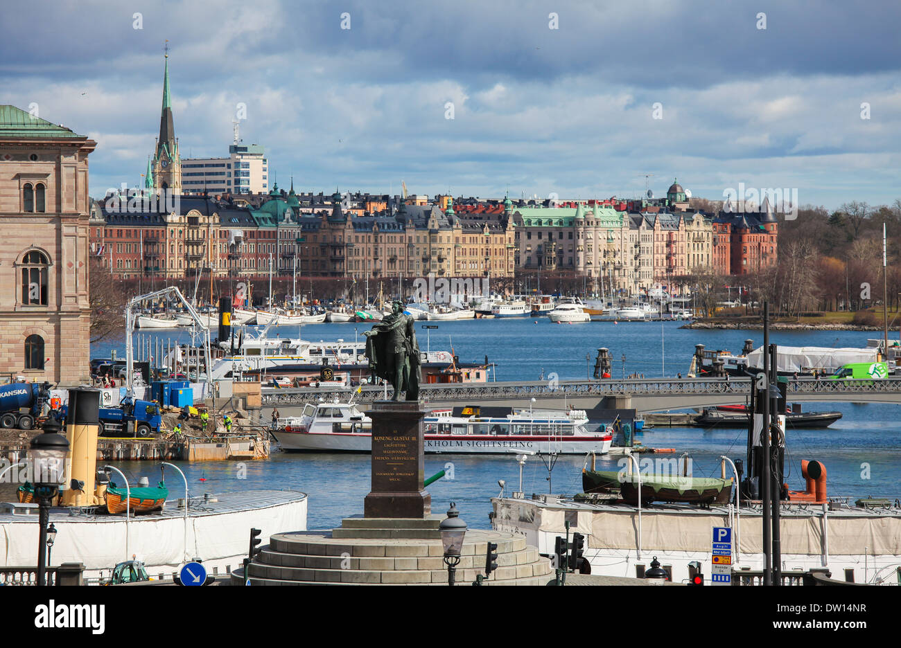 Stadshuset stockholm view hi-res stock photography and images - Alamy