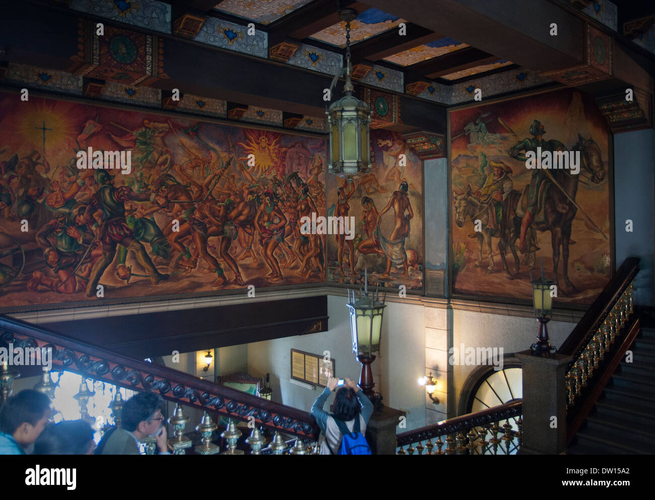Interior of Palacio Nacional de la Cultura in Guatemala City Stock ...