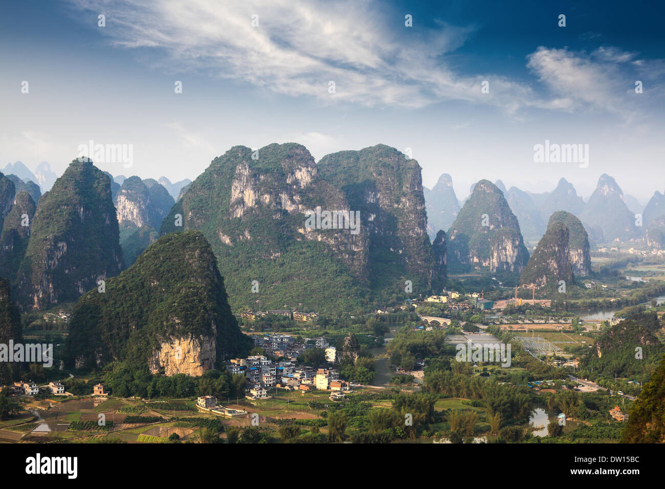 Aerial scenic view mountain range hi-res stock photography and images ...