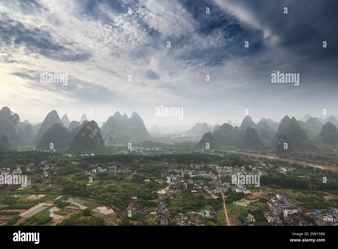 Karst landscape green aerial hi-res stock photography and images - Alamy