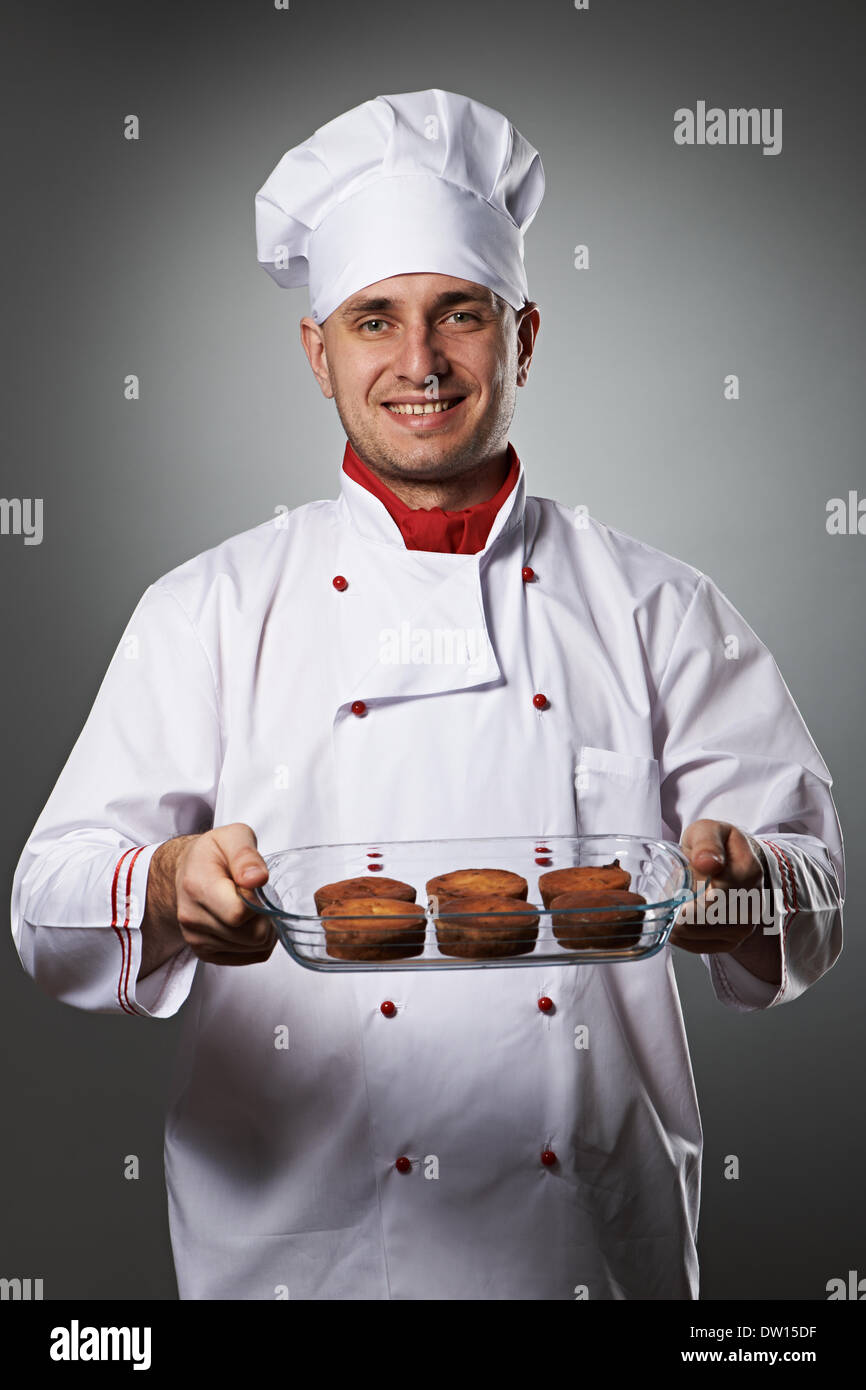 Male chef portrait Stock Photo - Alamy