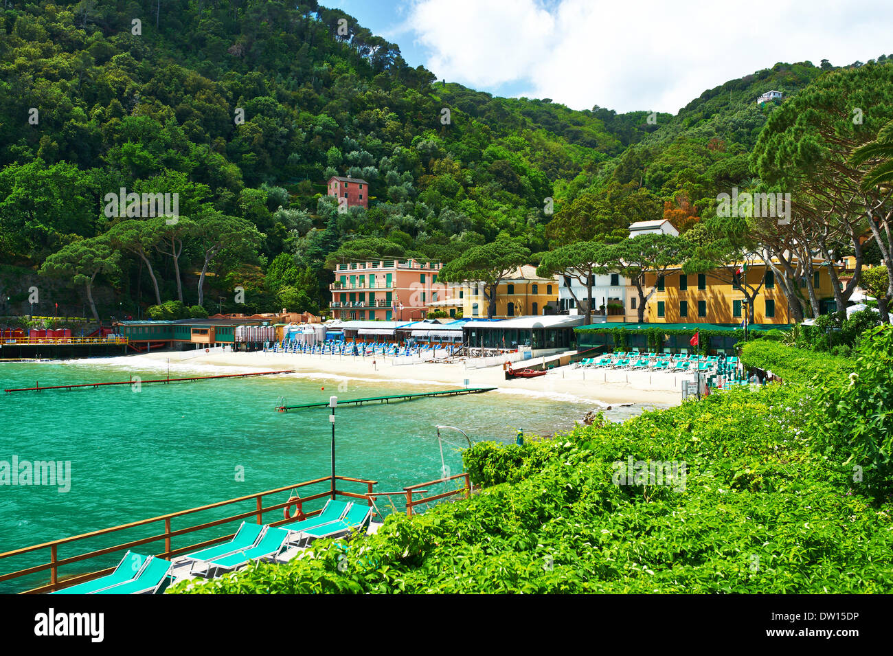 Ligurian beach hi-res stock photography and images - Alamy