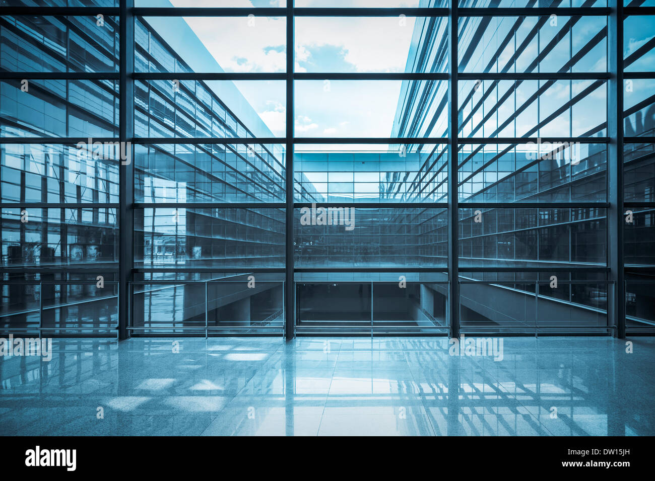 Reflection building in window hi-res stock photography and images - Alamy