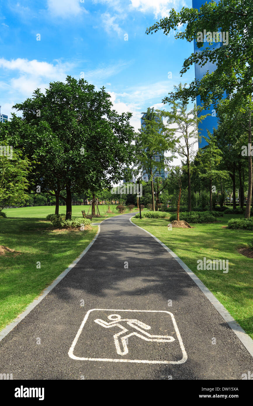 Jogging sign hi-res stock photography and images - Alamy