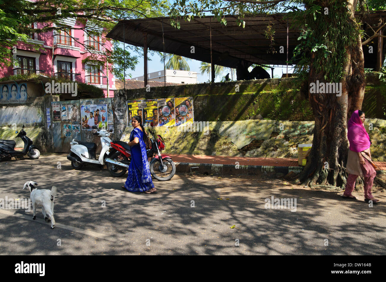 Street scene, Fort Cochin, Kochi, Kerala, India Stock Photo - Alamy