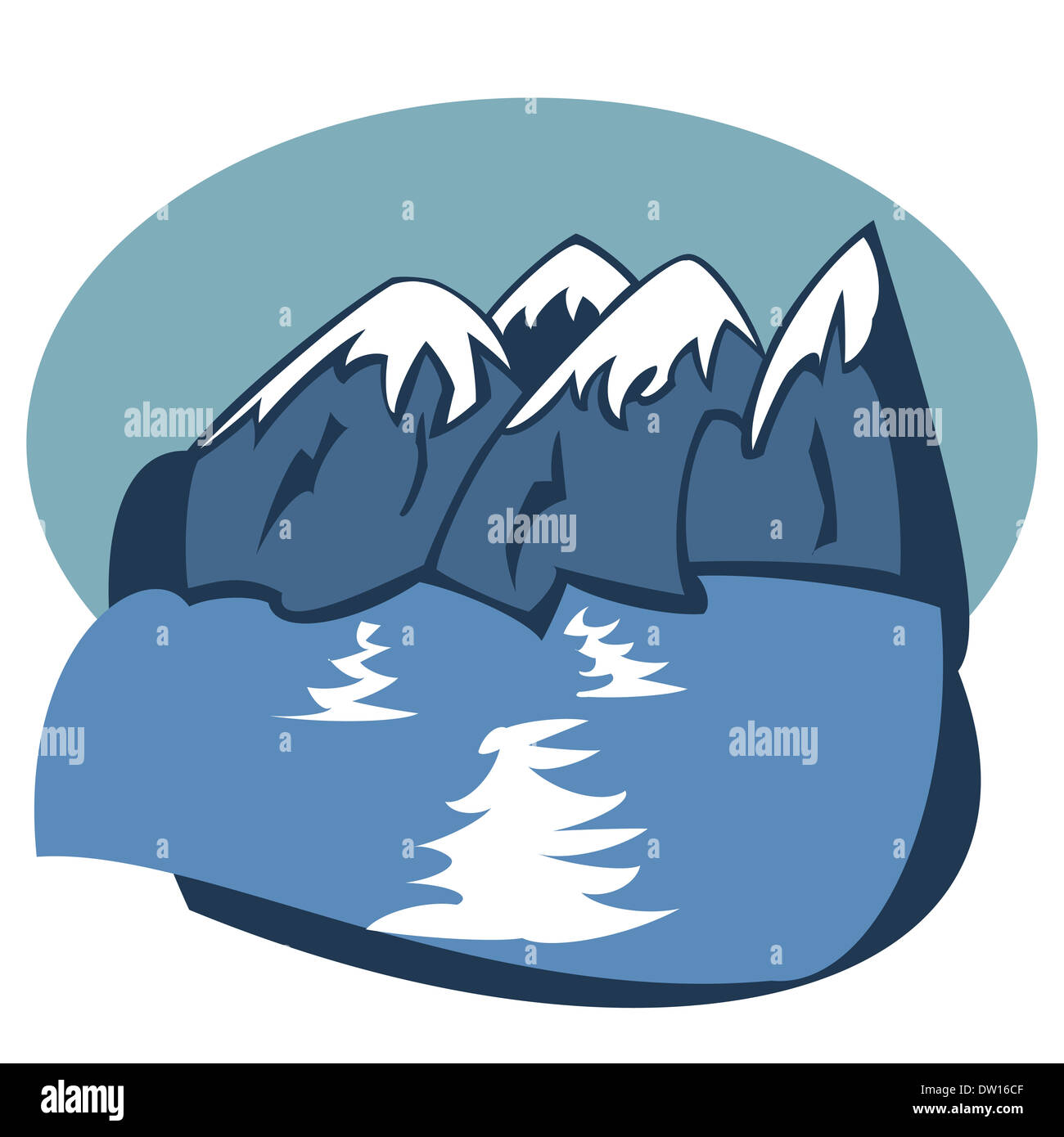 The sierra range Cut Out Stock Images & Pictures - Alamy