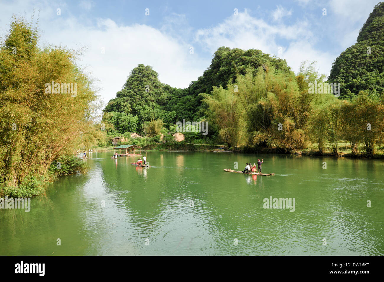 beautiful yulong river Stock Photo - Alamy