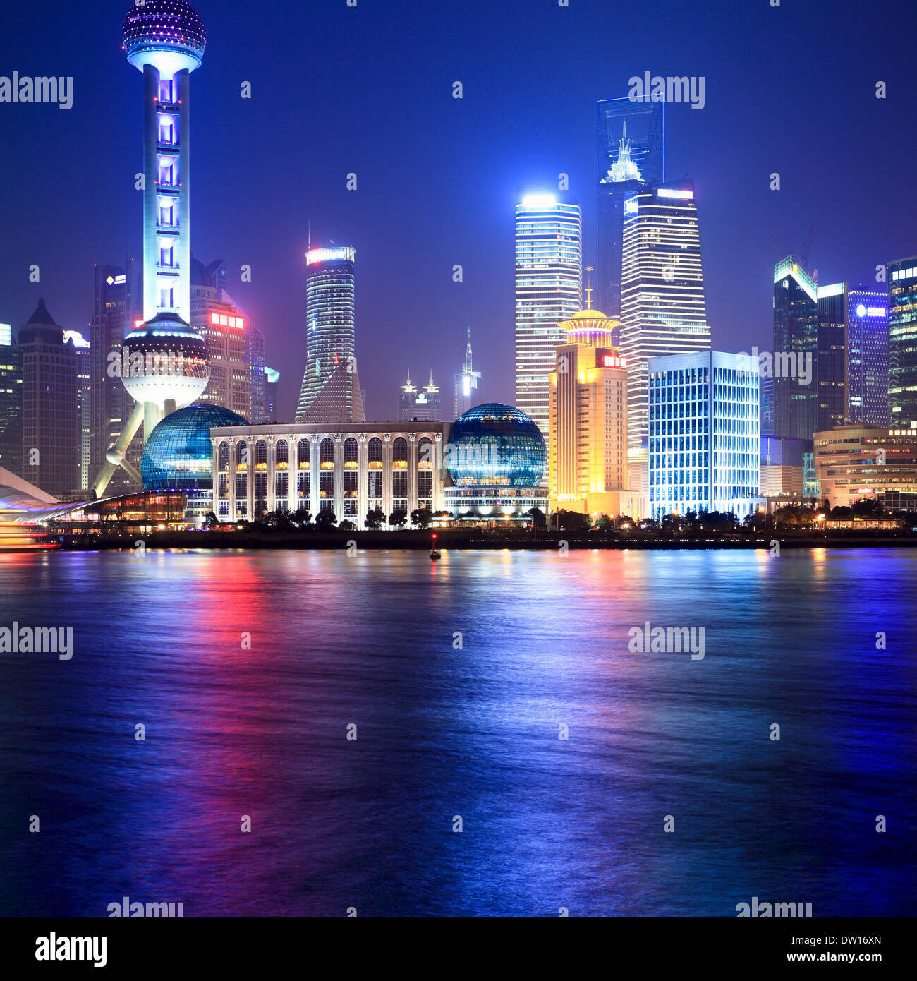 shanghai at night Stock Photo - Alamy