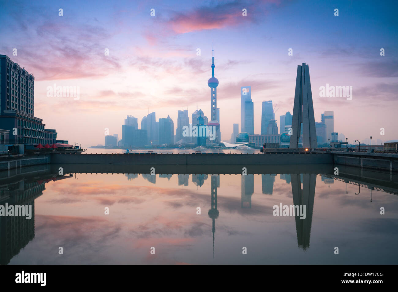 beautiful morning in shanghai Stock Photo - Alamy