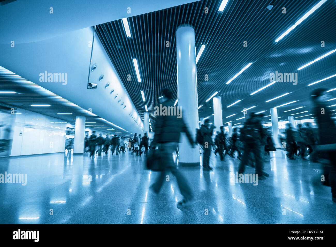 scene of the subway station Stock Photo - Alamy