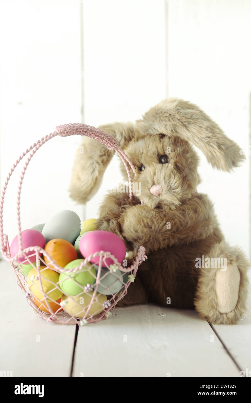 Adorable Teddy Bear Like Home Made Bunny Rabbit Stock Photo - Alamy