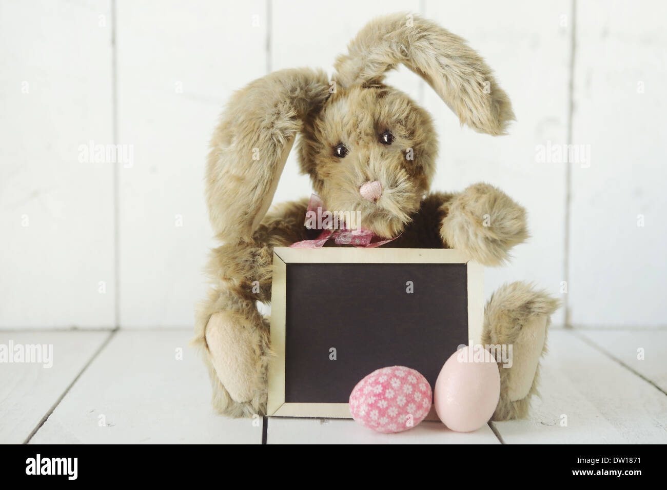 Adorable Teddy Bear Like Home Made Bunny Rabbit Stock Photo - Alamy